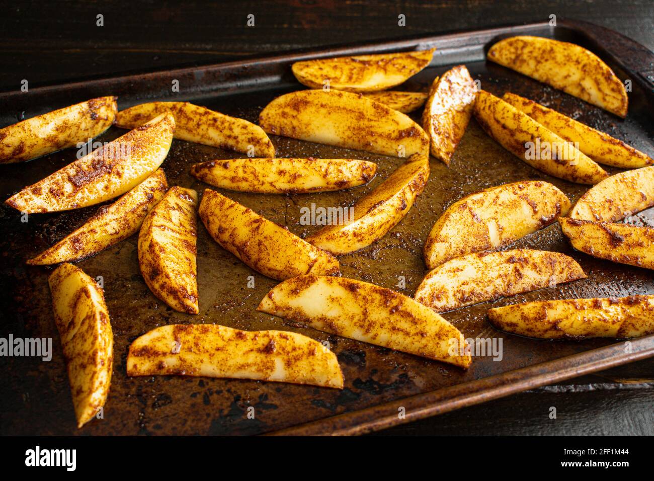 Preparing wedges chips hi-res stock photography and images - Alamy