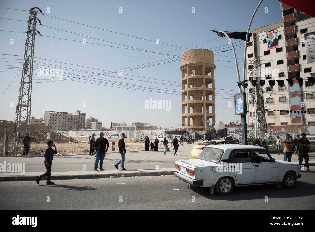 Photos show the ceremony of Hussein death in Damascus 2020 Stock Photo ...