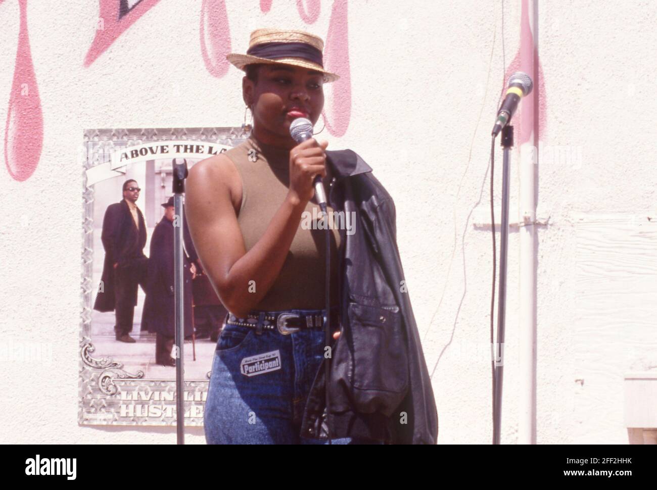 MC Trouble 1990 Credit: Ralph Dominguez/MediaPunch Stock Photo - Alamy