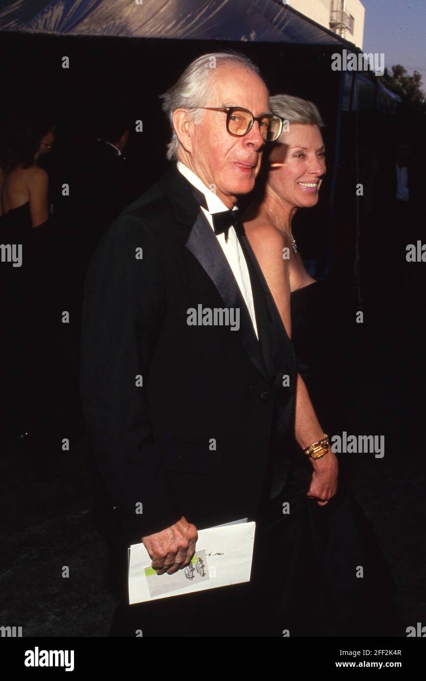 Harry Morgan and Barbara Bushman March 1988 Credit: Ralph Dominguez ...
