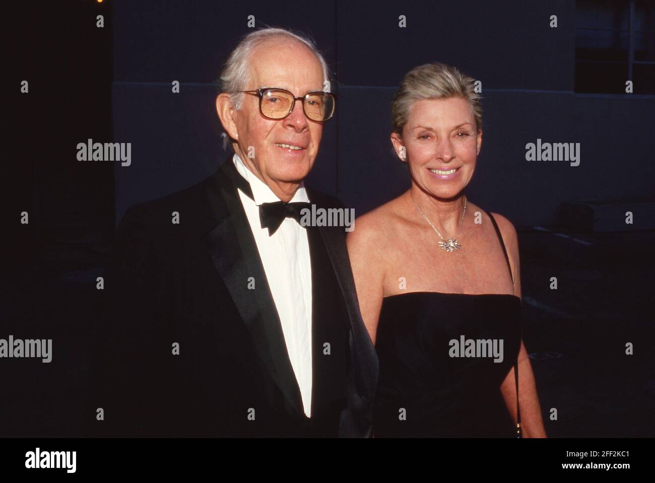 Harry Morgan and Barbara Bushman March 1988 Credit: Ralph Dominguez ...