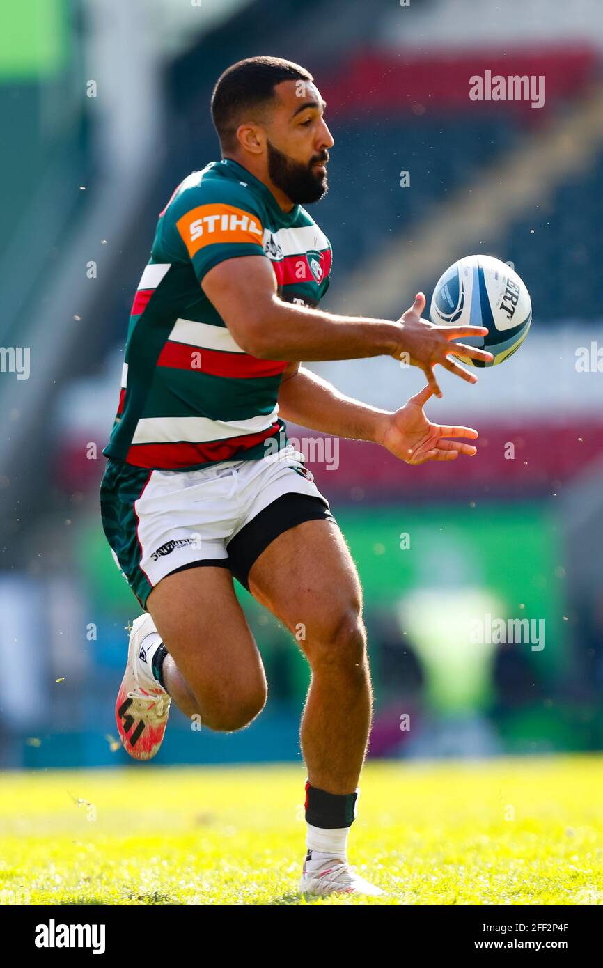 Leicester, UK. 24th April 2021; Mattoli Woods Welford Road Stadium ...