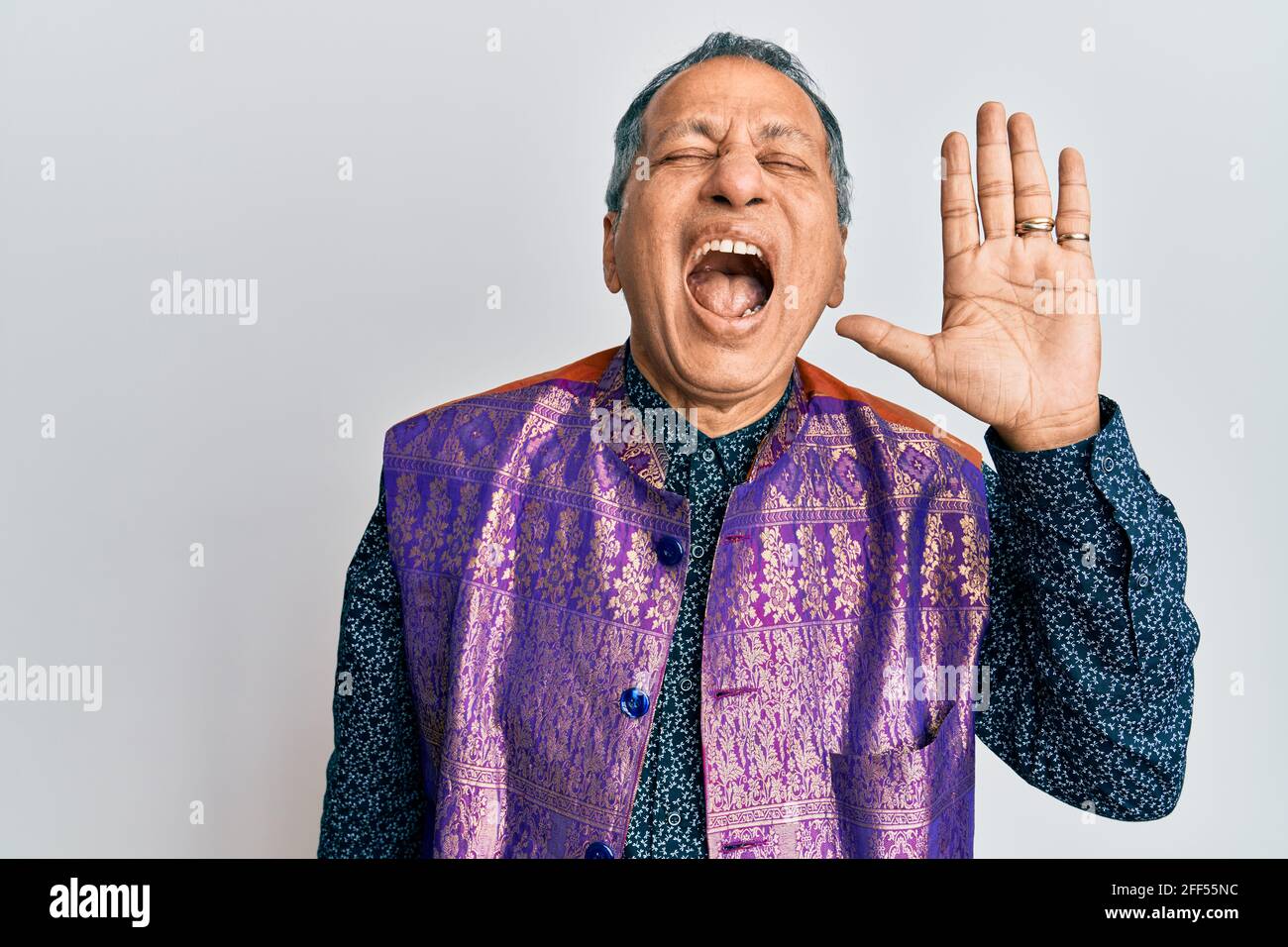 Angry furious hindu man hi-res stock photography and images - Alamy