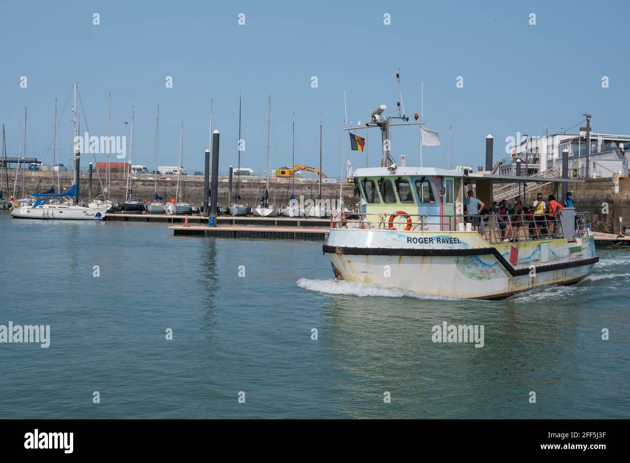 Roger Raveel ferry in Ostend, Belgium Stock Photo - Alamy