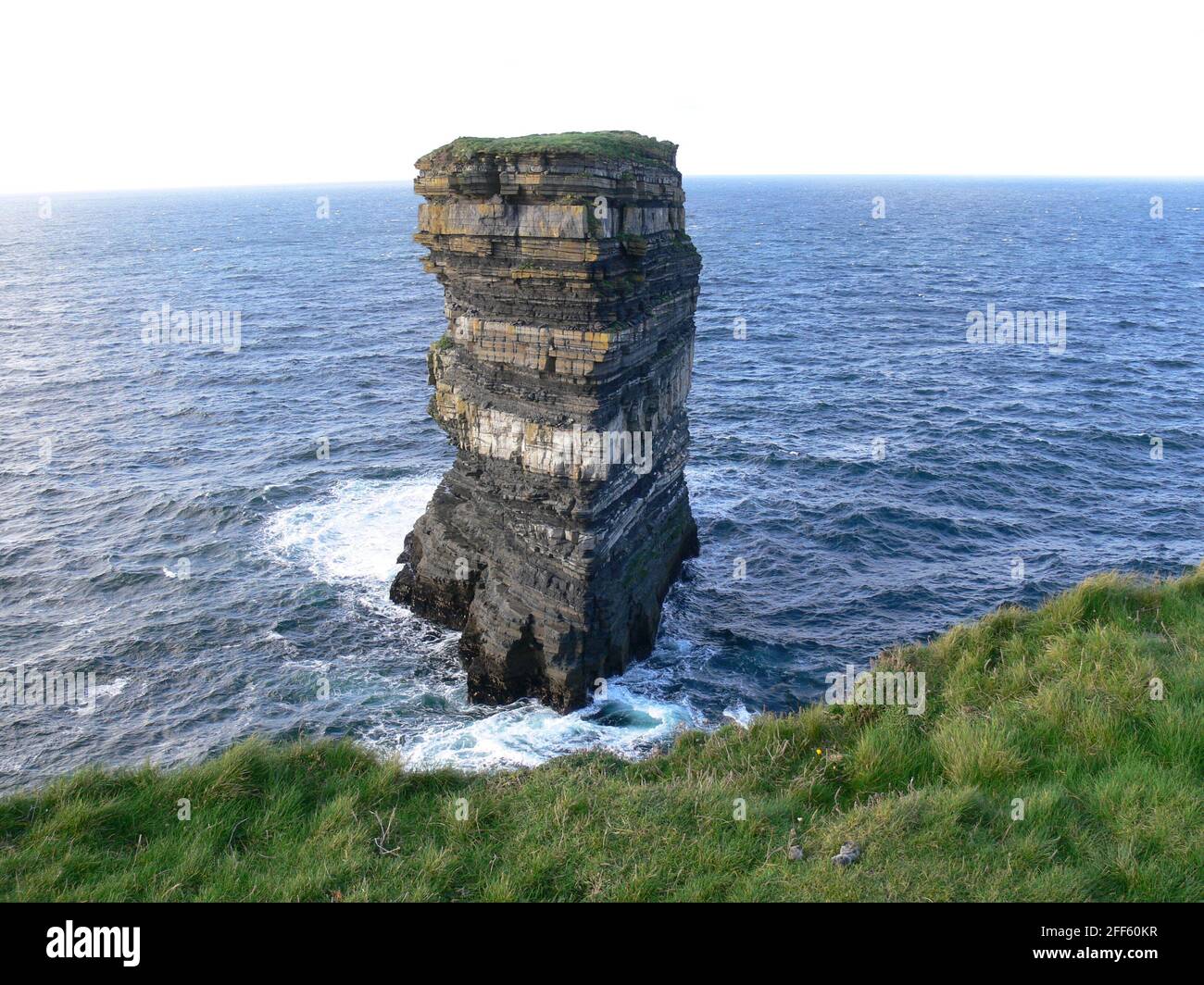 On the coast of Downpatrick Head Stock Photo - Alamy