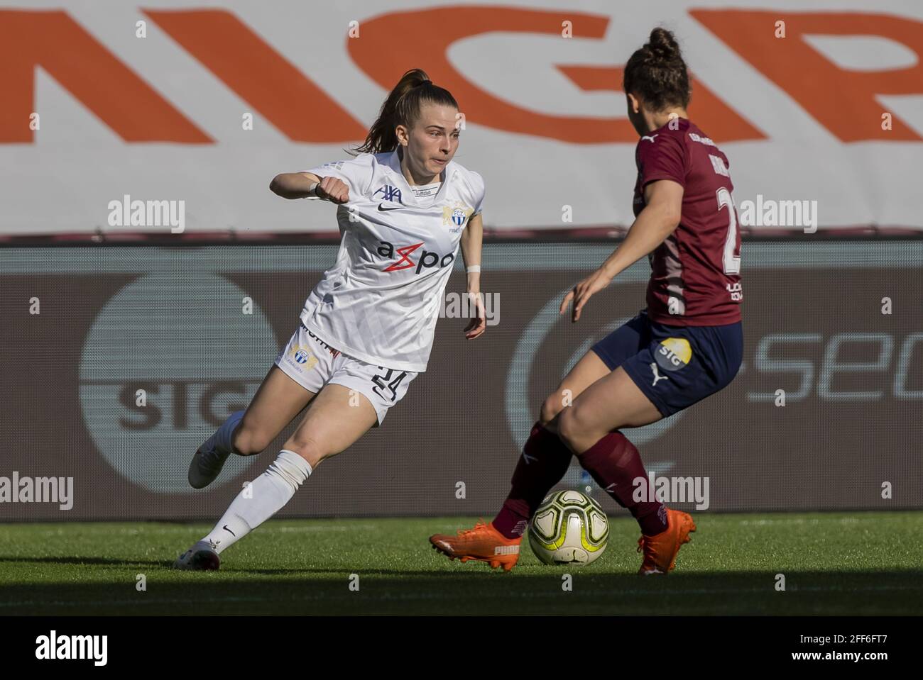 Geneve, Switzerland. 24th Apr, 2021. z#24 Kim Dubs (Zürich) during the ...