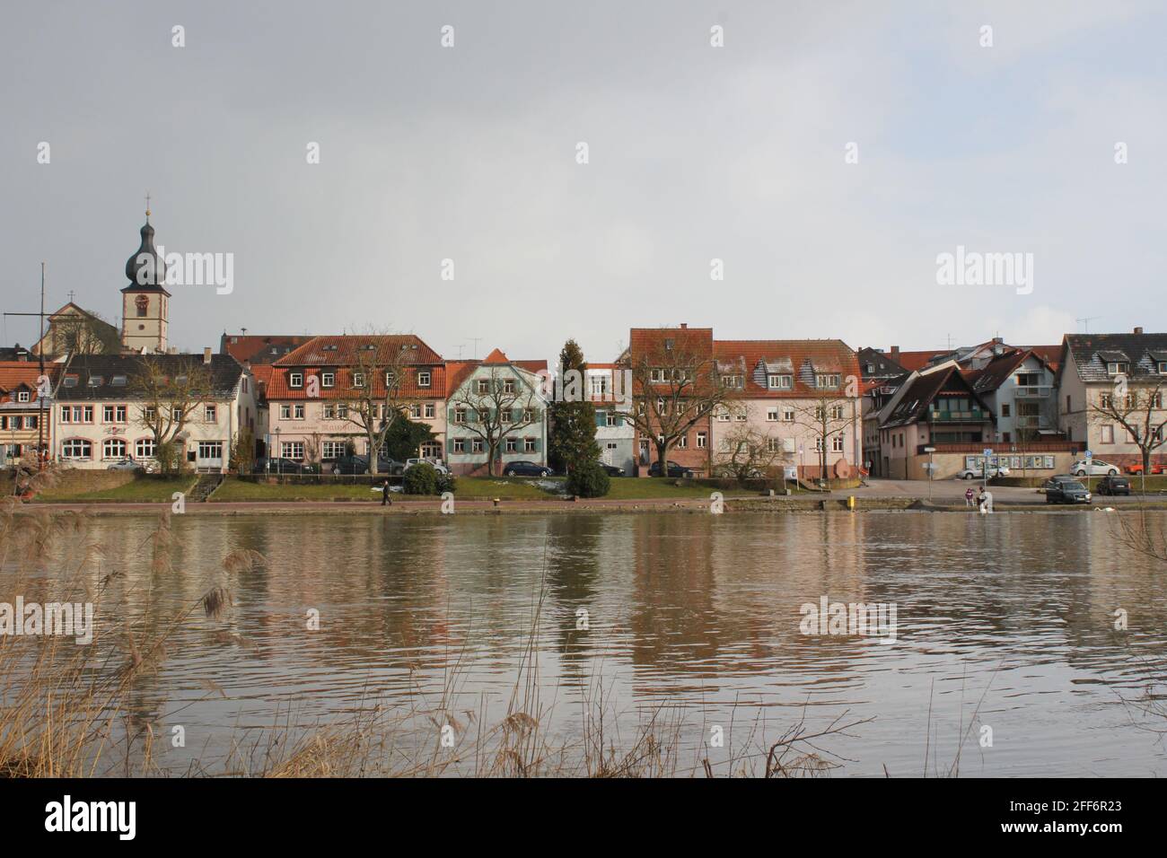 silhouette of marktheidenfeld in bavaria Stock Photo - Alamy