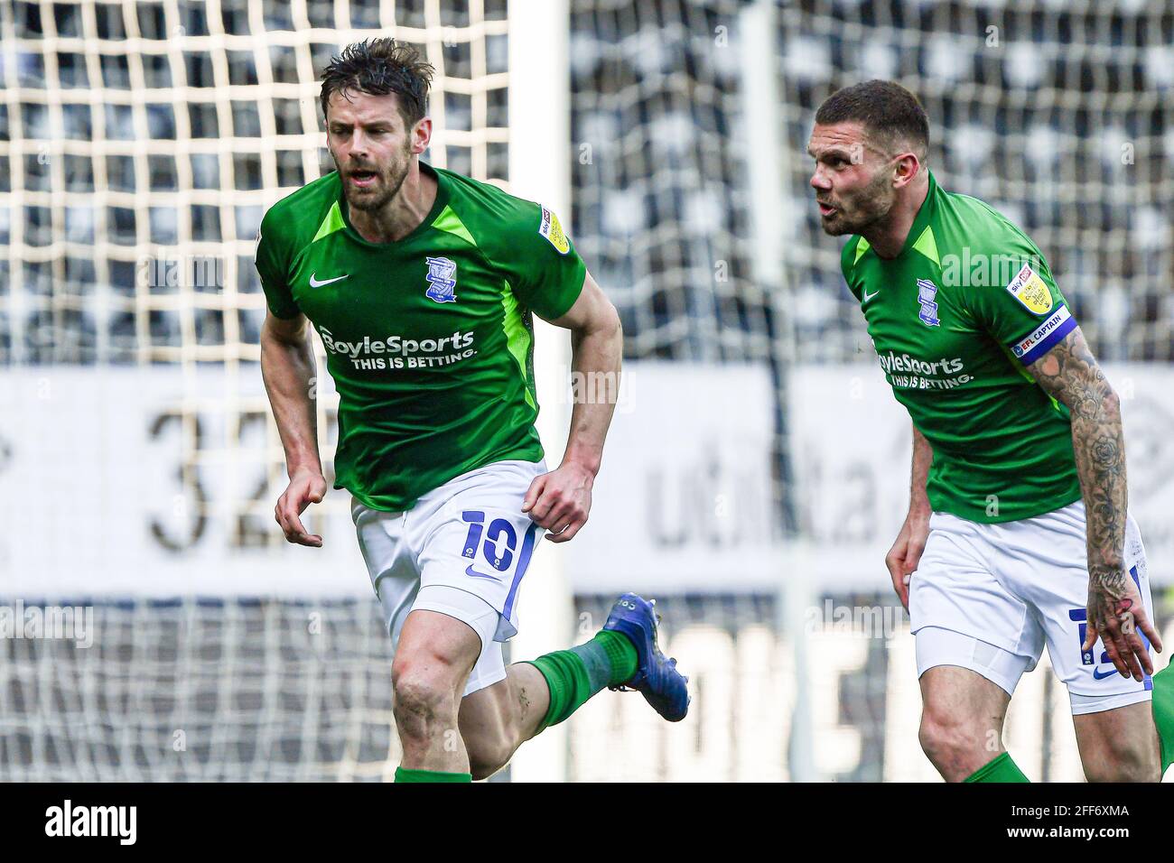 DERBY, ENGLAND. APRIL 24TH Lukas Jutkiewicz of Birmingham City ...