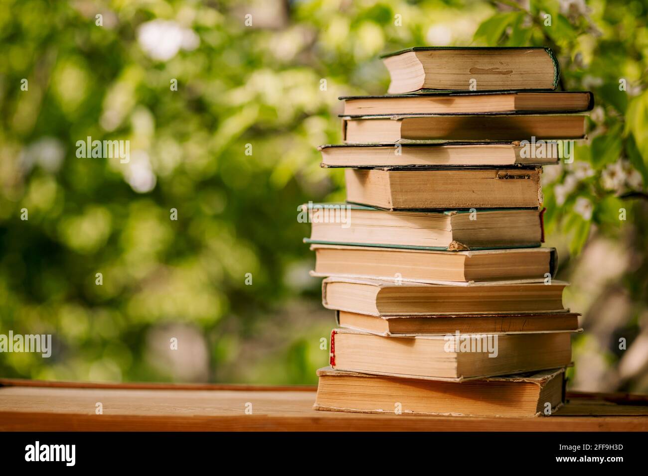 Old books with nature hi-res stock photography and images - Alamy