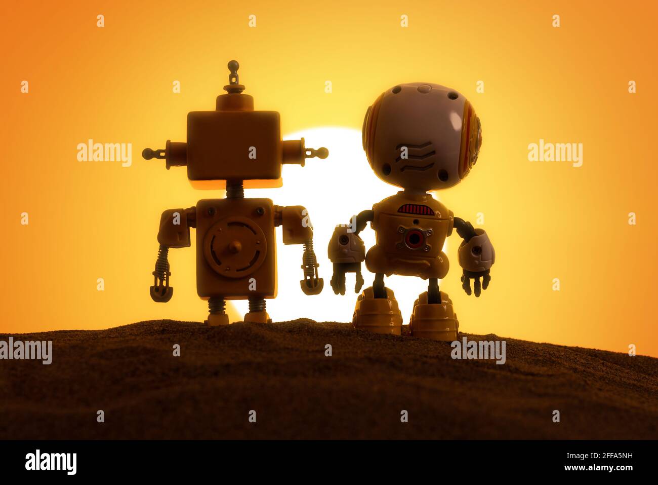 Two robots hi-res stock photography and images - Alamy