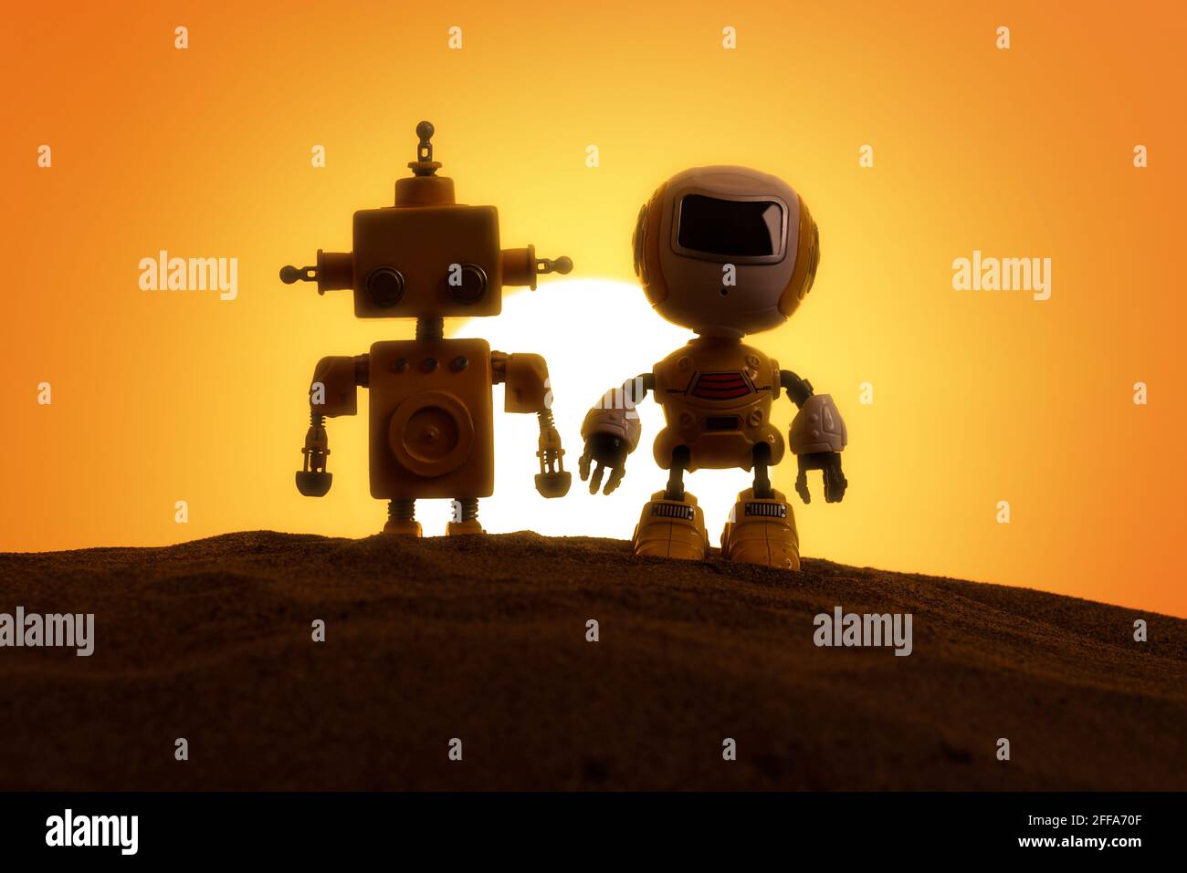 Two robots hi-res stock photography and images - Alamy