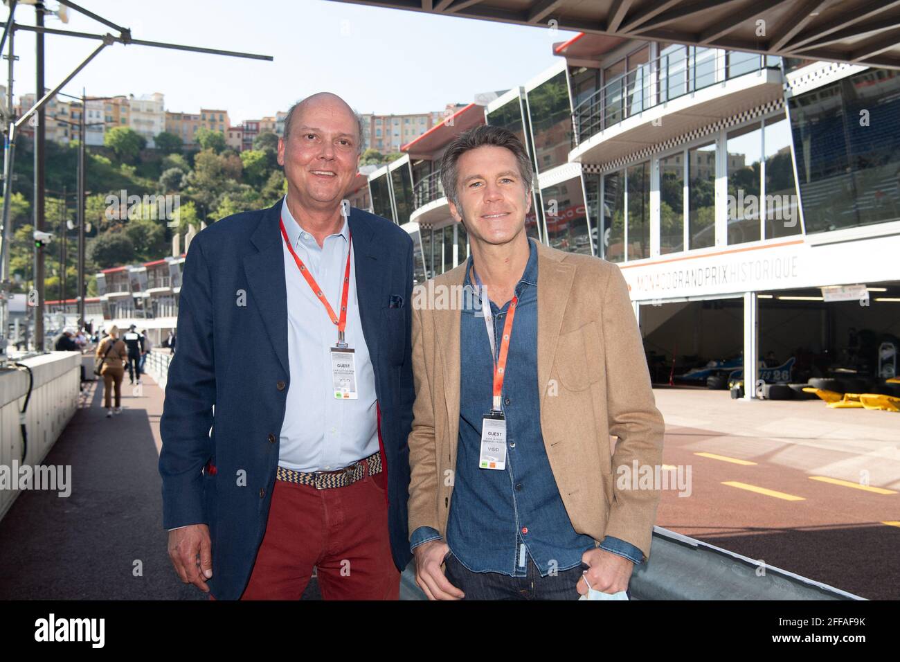 Prince Serge of Yugoslavia poses with his cousin Emmanuel-Philibert of ...