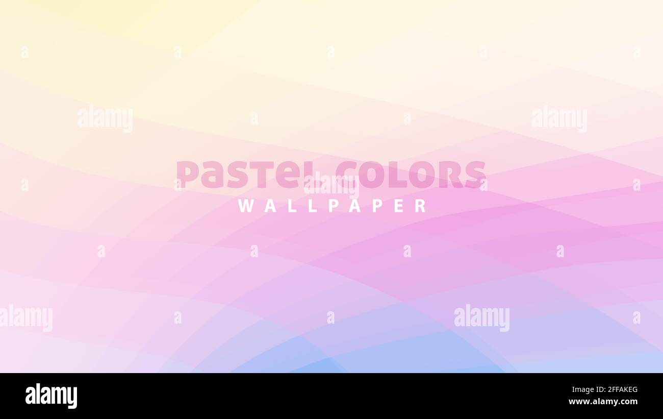 Abstract simple pastel color wallpaper. Minimal vector graphic ...