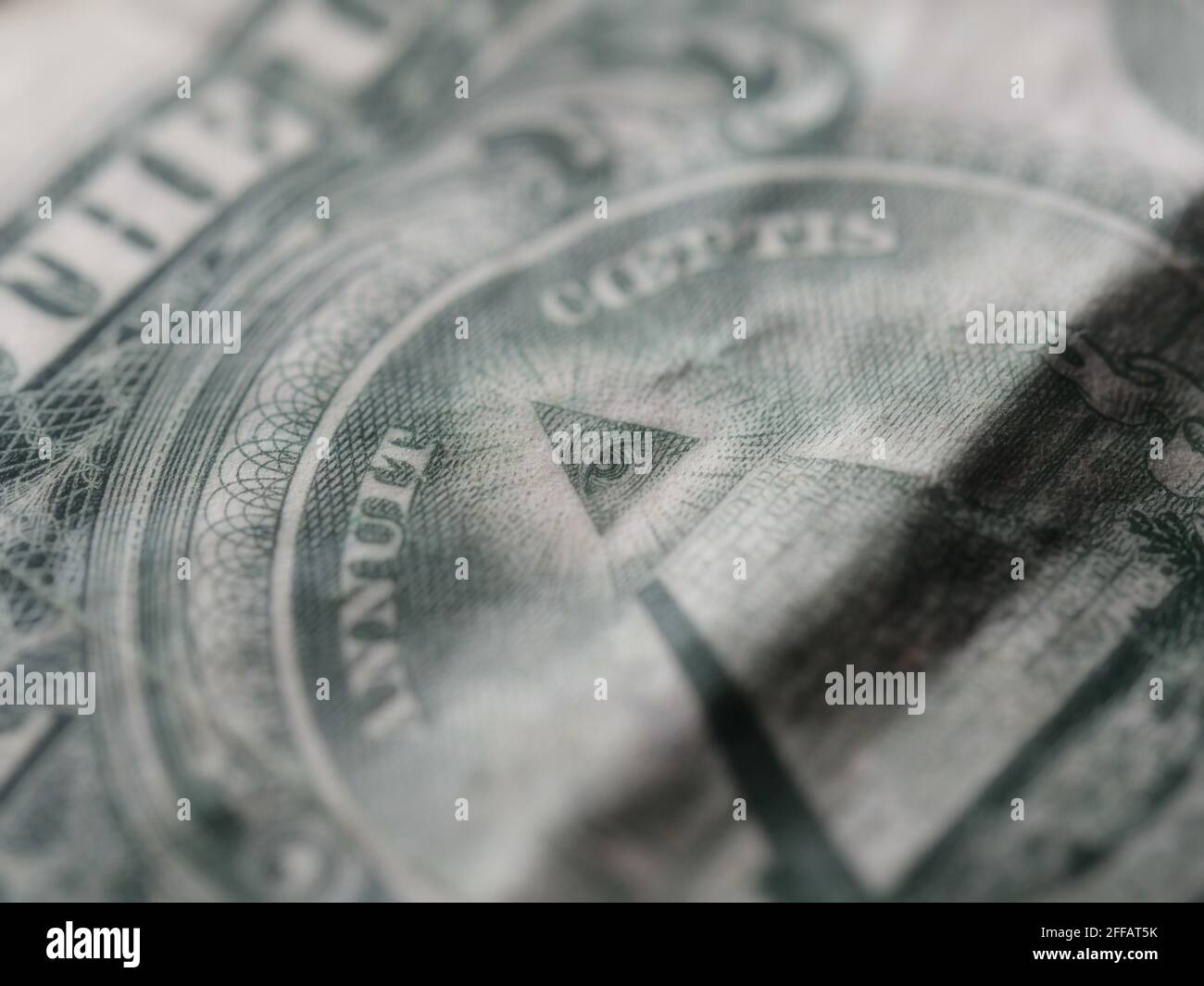 Grayscale shot of a one-dollar bill Stock Photo - Alamy