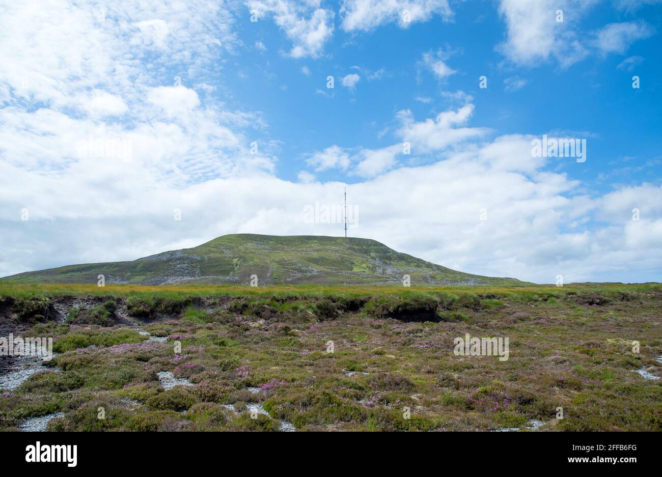 Truskmore is the highest mountain in Dartry mountains of 647 m. , Trig ...