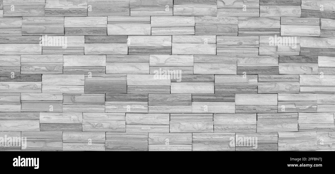 Grayscale texture of a brick wall for background Stock Photo - Alamy