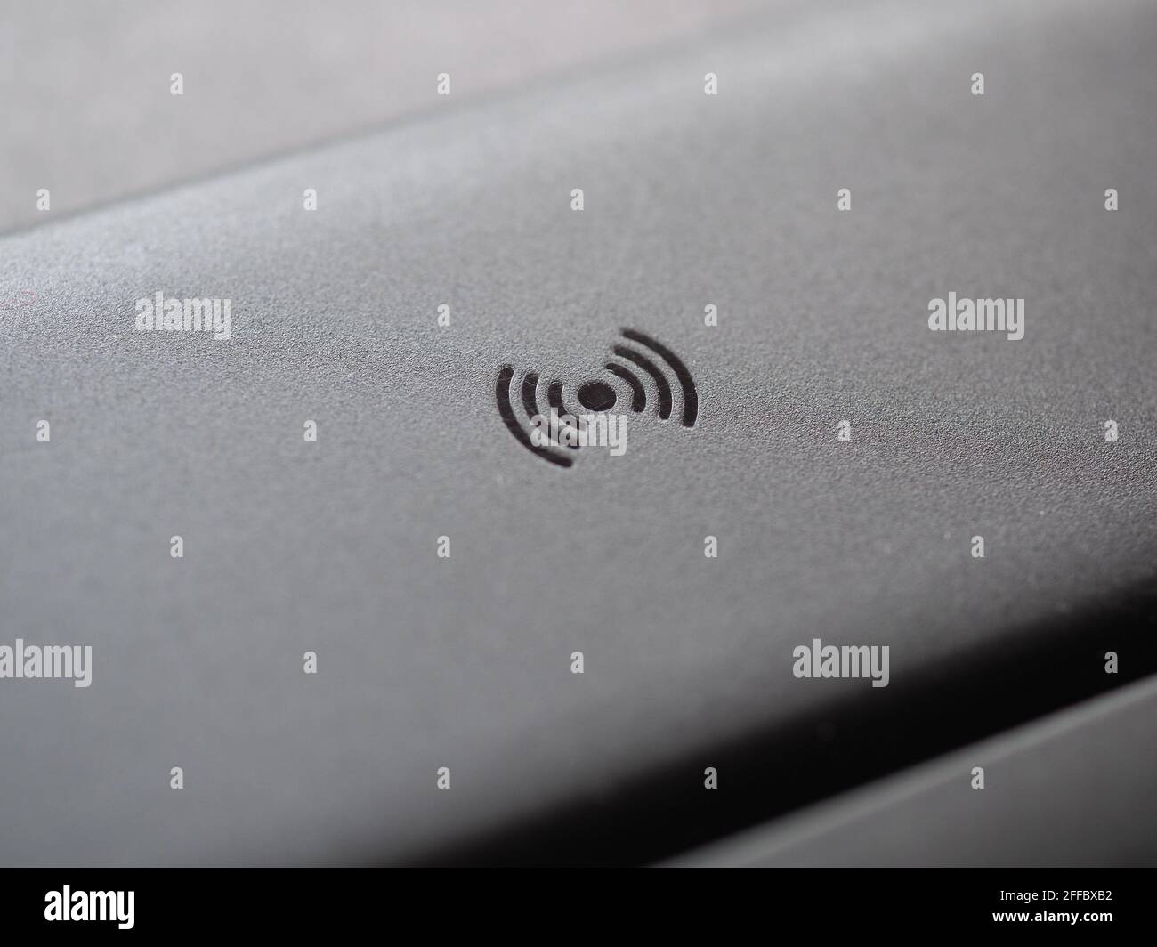 RFID radio frequency identification symbol for NFC near field ...