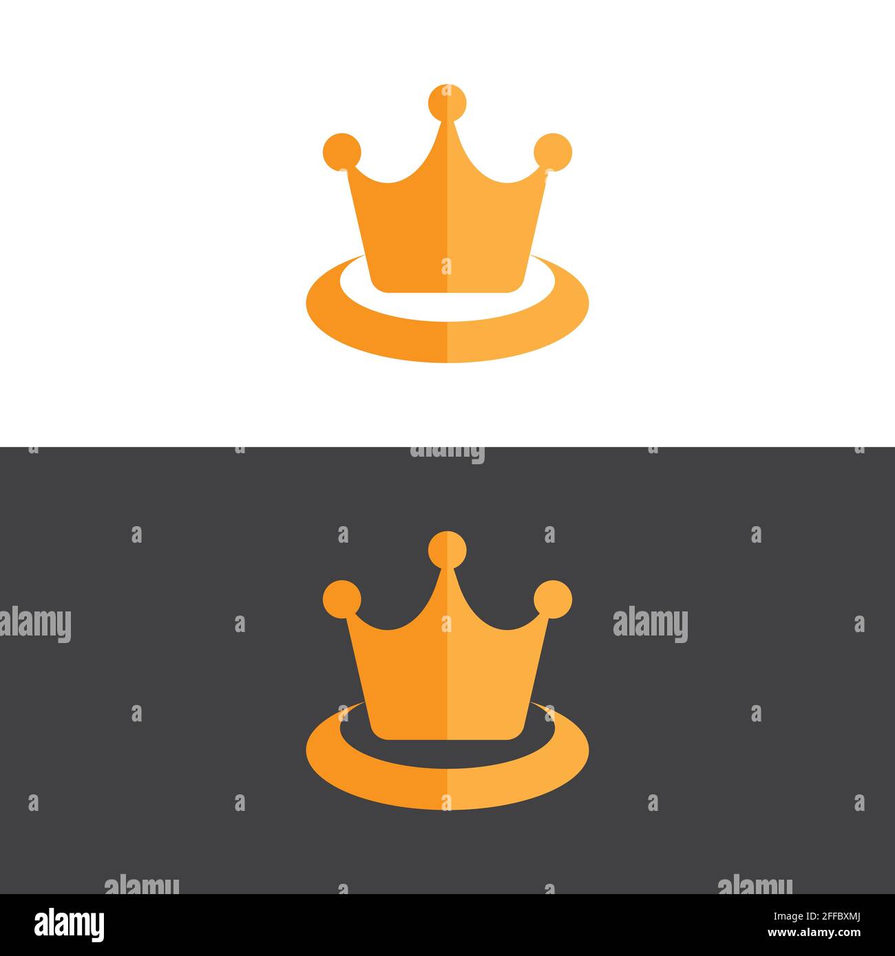 Oval crown Stock Vector Images - Alamy