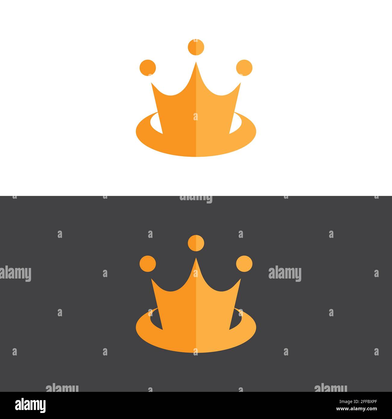 Oval crown Stock Vector Images - Alamy