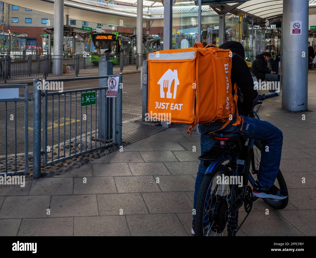 Just Eat Food Delivery Courier. Just Eat was founded in Denmark in 2000 ...