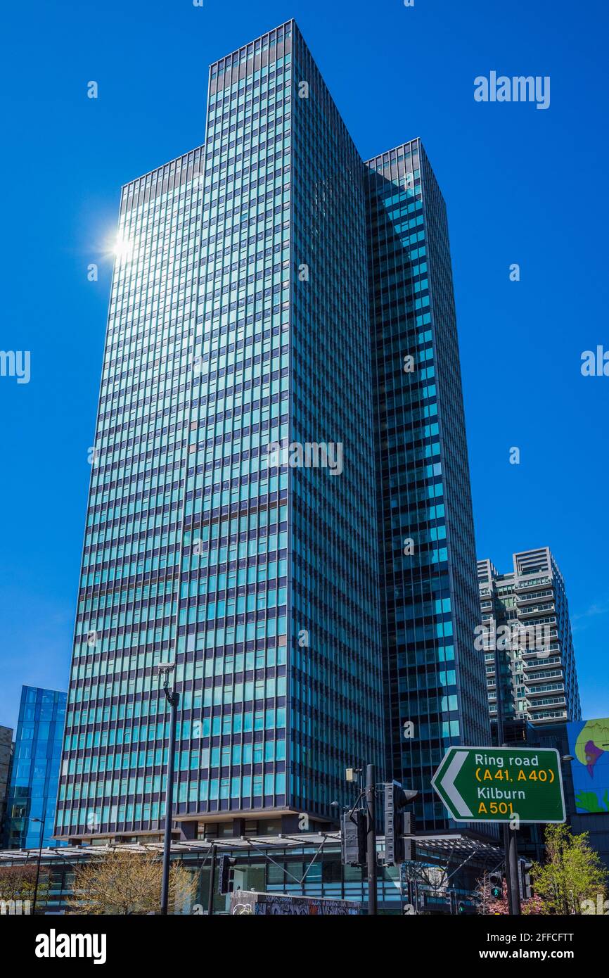 Euston Tower London - International style 36 storey tower block on ...