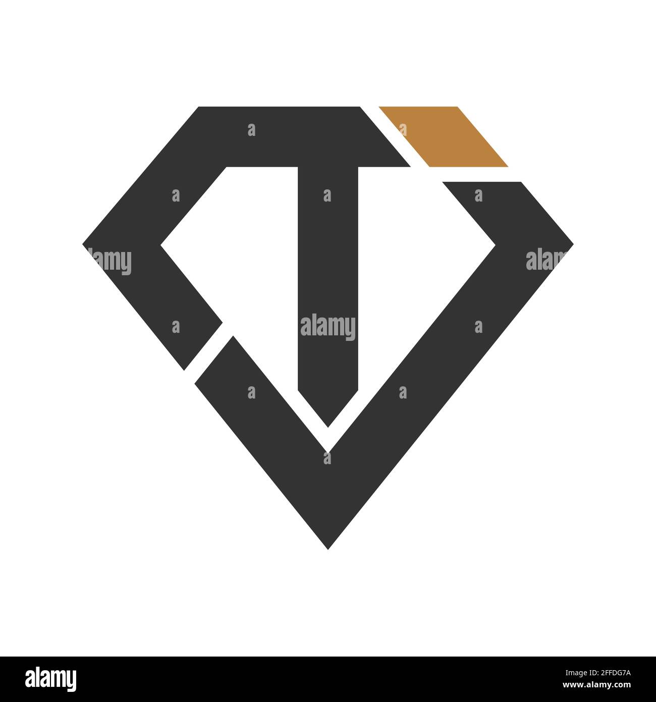 Initial tj letter logo vector template design. Linked letter jt logo ...