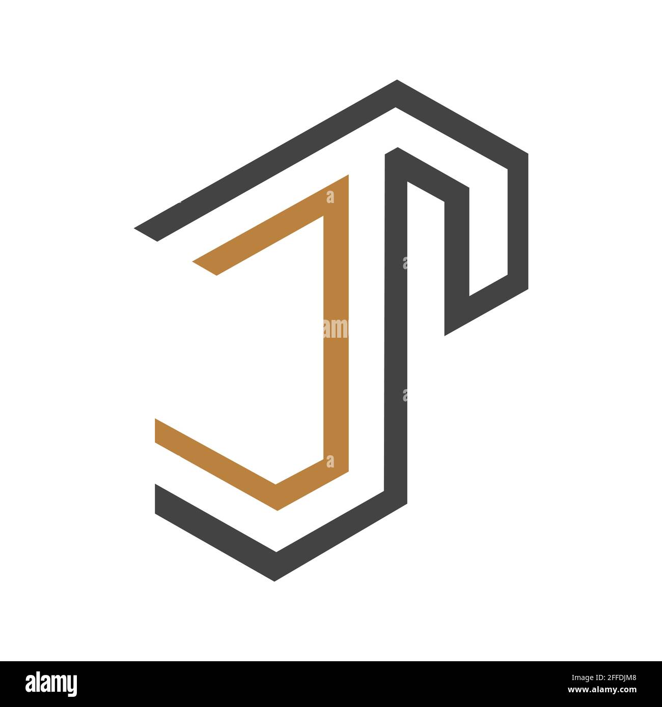 Initial tj letter logo vector template design. Linked letter jt logo design Stock Vector Image ...
