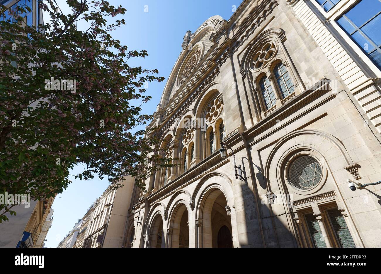 The Great synagogue of Paris. Also known as La Victoire synagogue , it ...