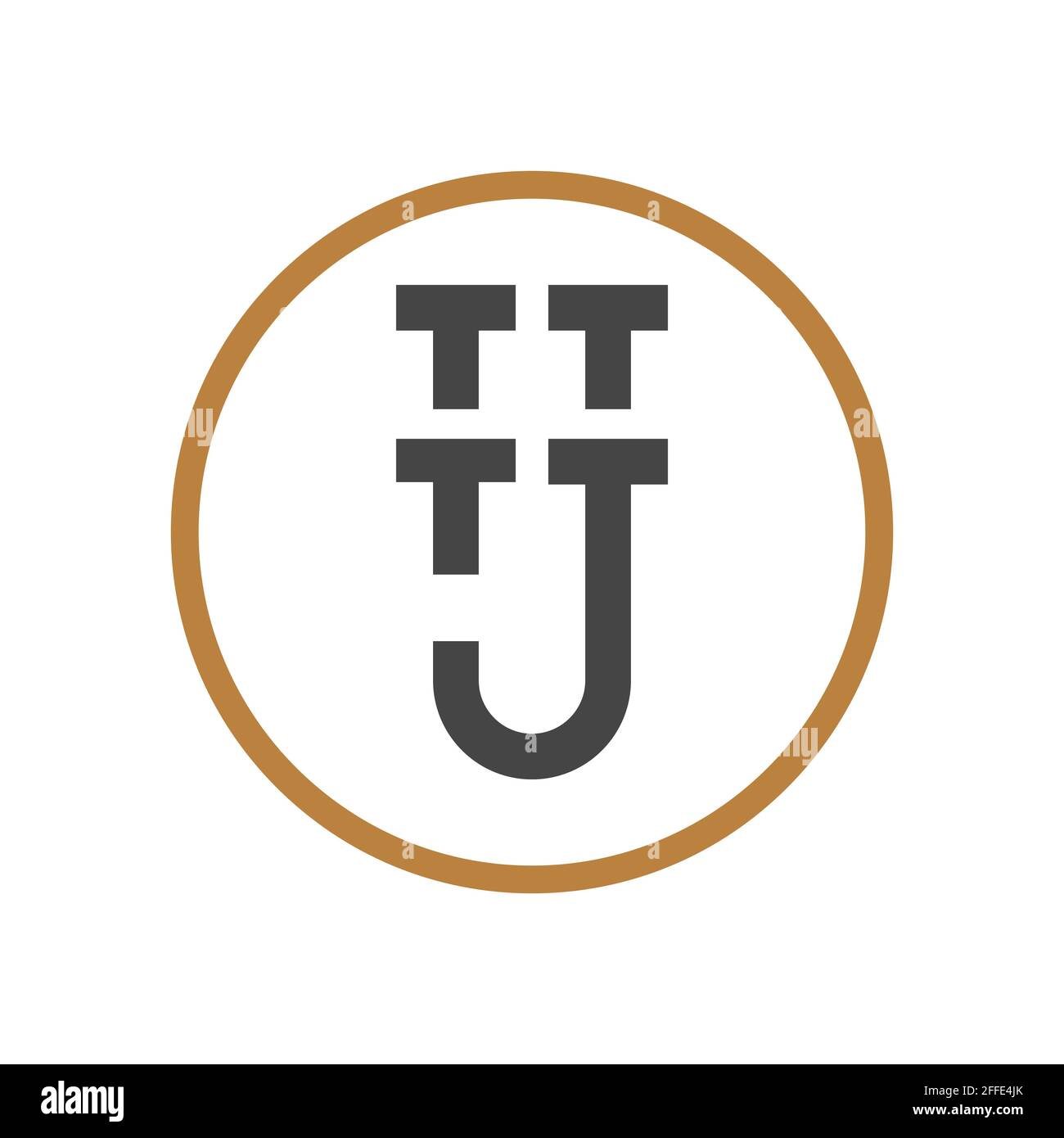 Initial tj letter logo vector template design. Linked letter jt logo ...
