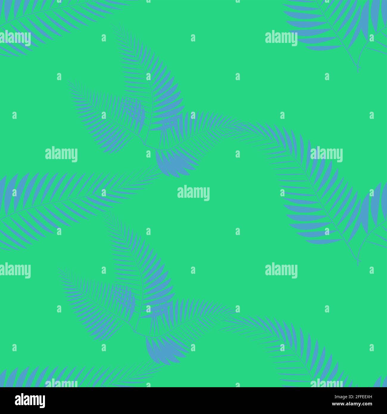 Tropical seamless pattern with palm leaves. Design Stock Vector Image ...