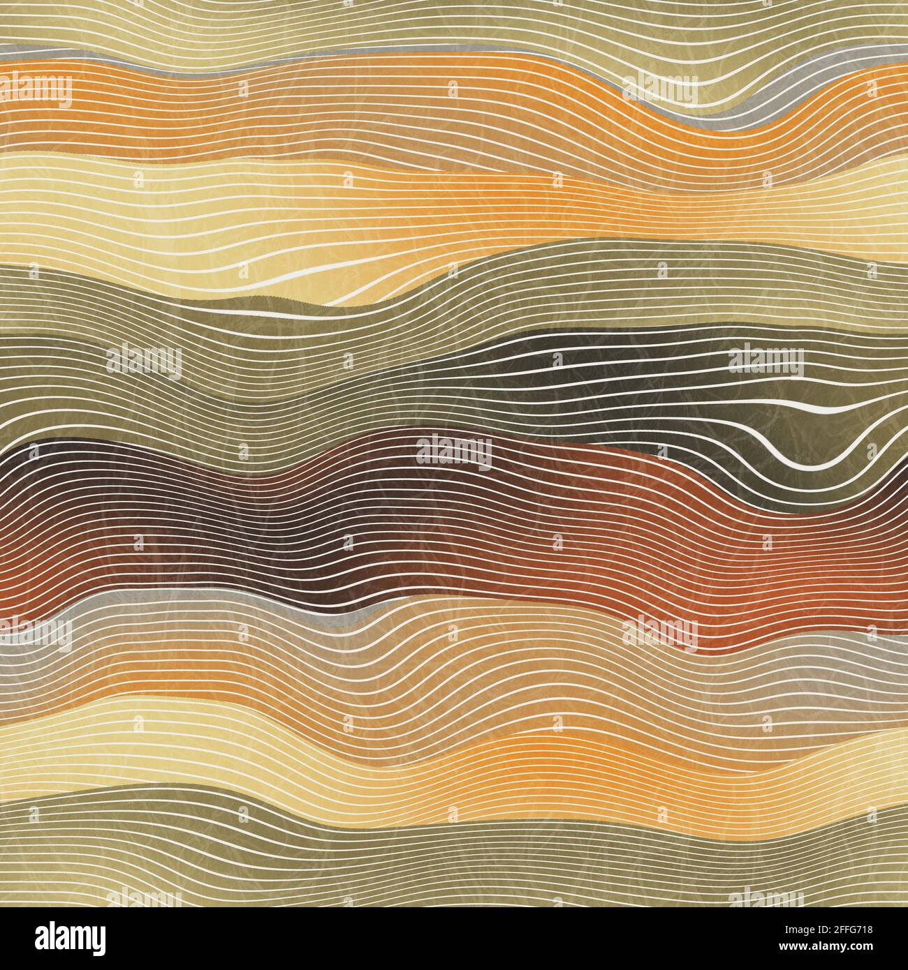 Seamless natural landscape hill pattern for print Stock Photo - Alamy