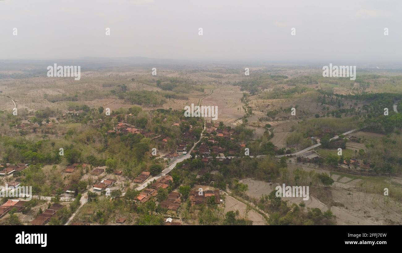 agricultural land in rural areas with farmlands, fields with crops ...