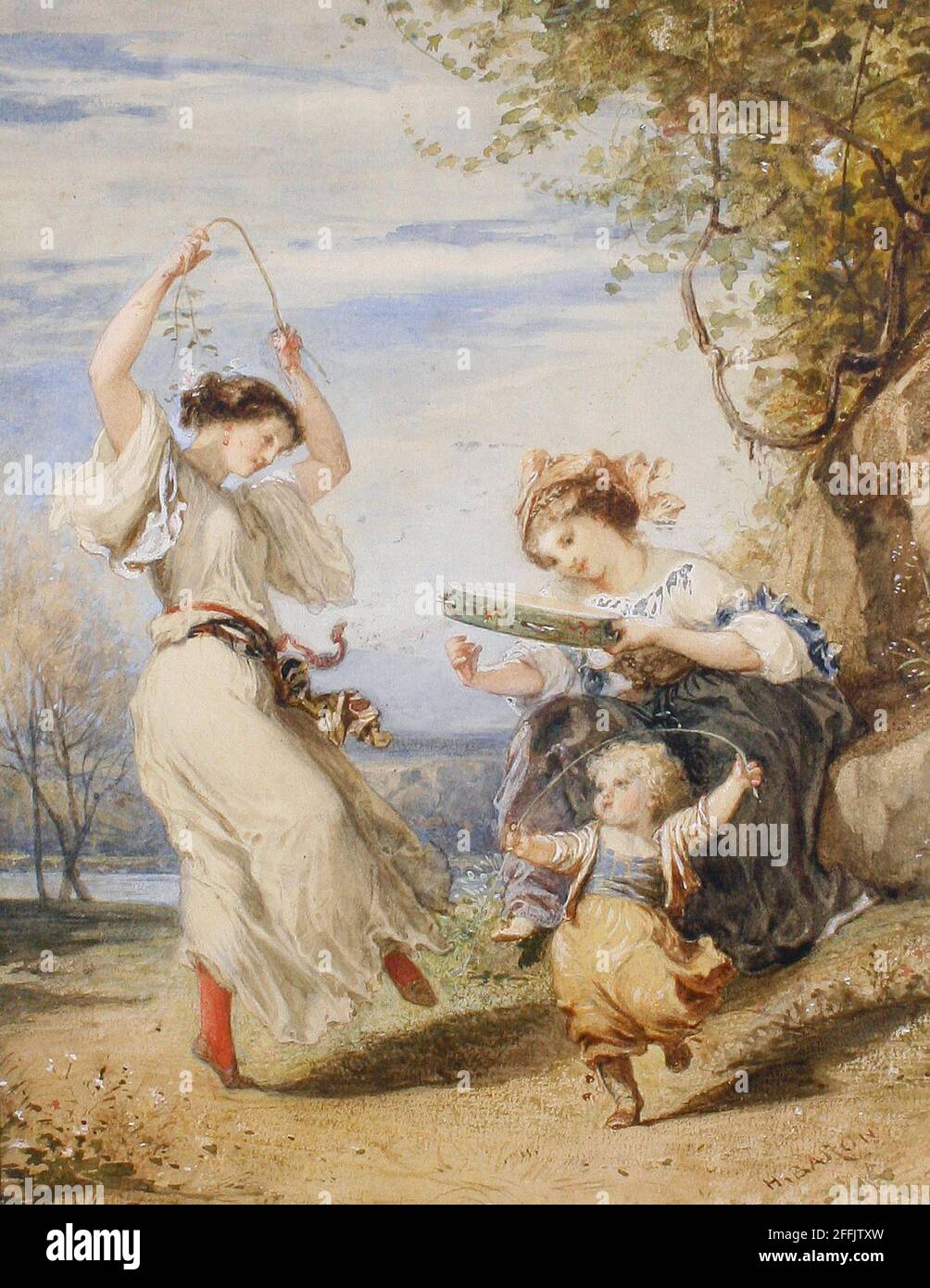 Dancing figures painting hi-res stock photography and images - Alamy