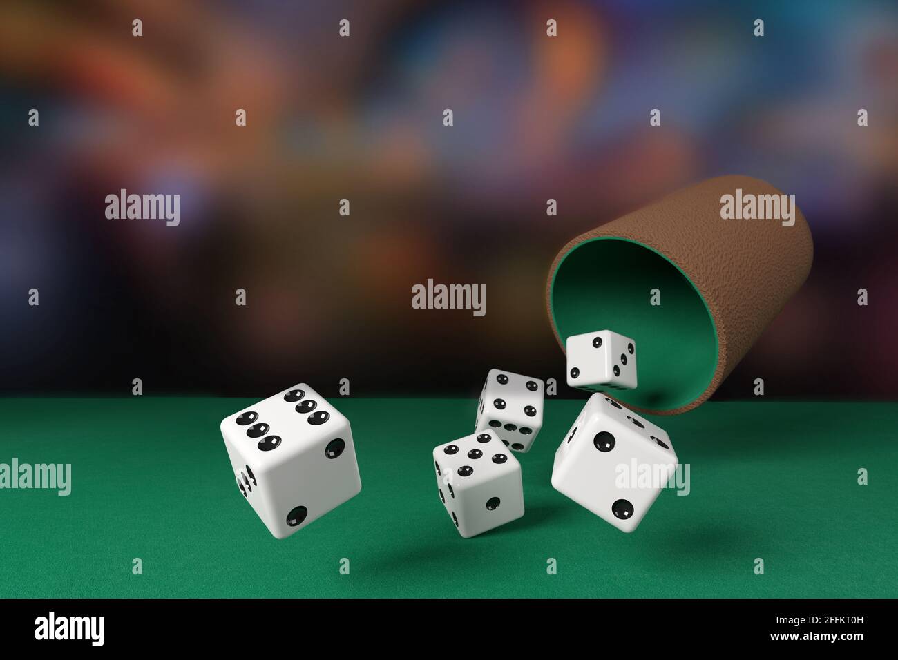 Dice rolling hi-res stock photography and images - Alamy