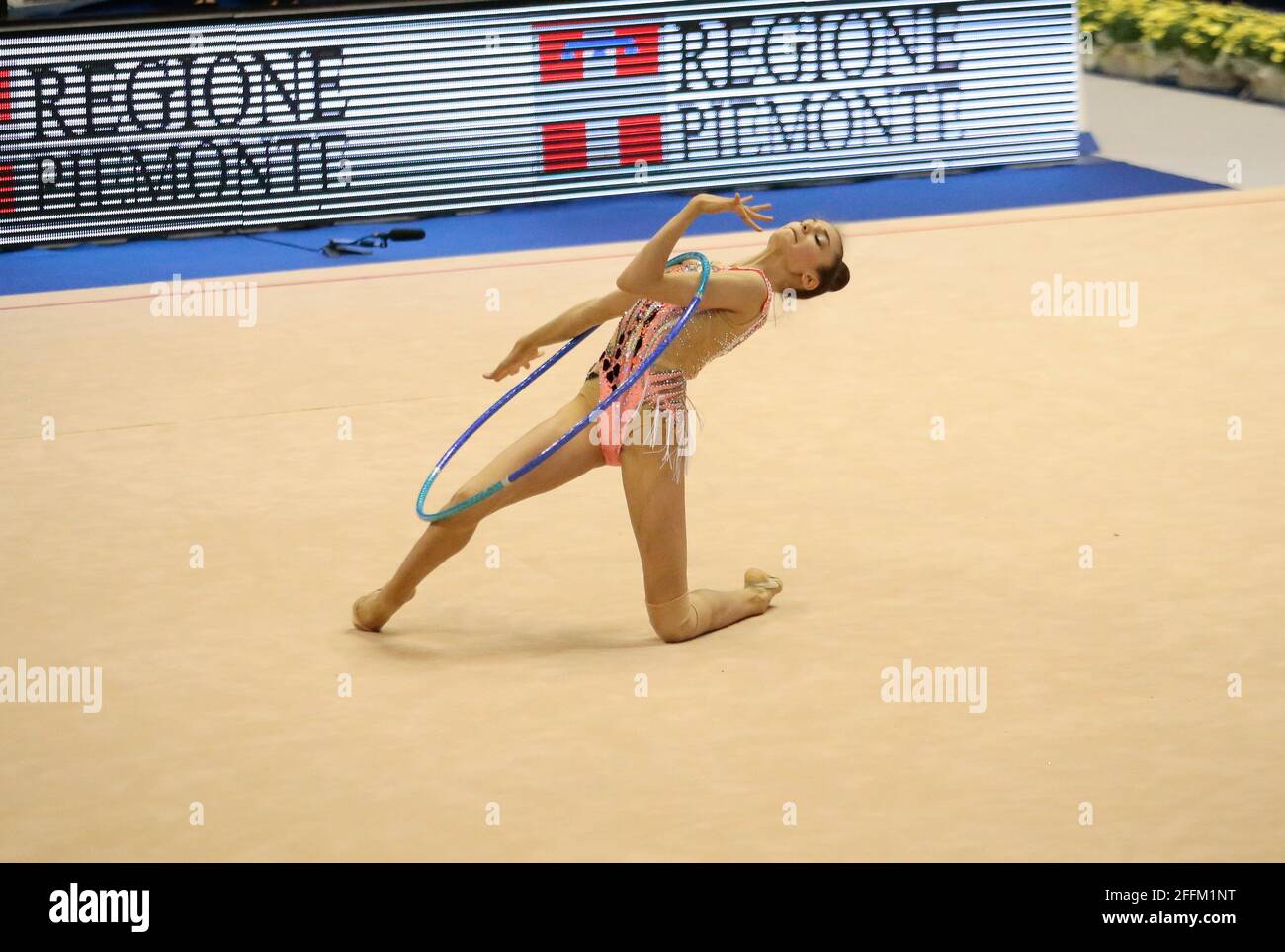 Isabelle Tavano during the Italian Serie A final six of rhythmic ...