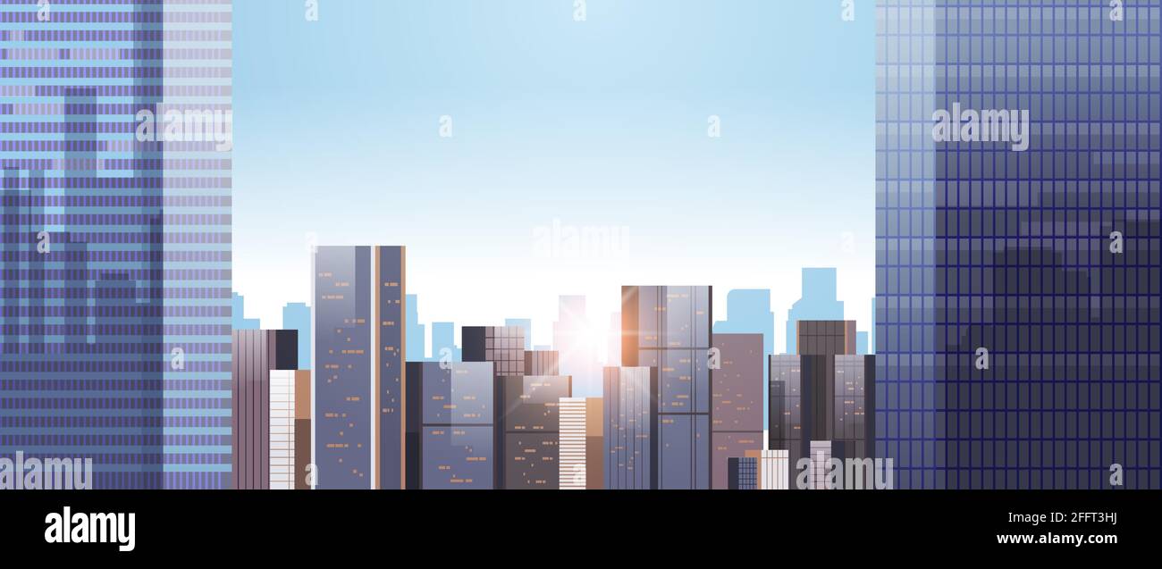city buildings skyline modern architecture cityscape background ...
