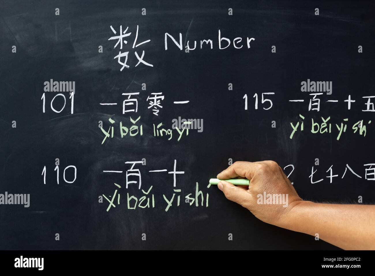 Learning chinese alphabet "pinyin" in classroom Stock Photo - Alamy