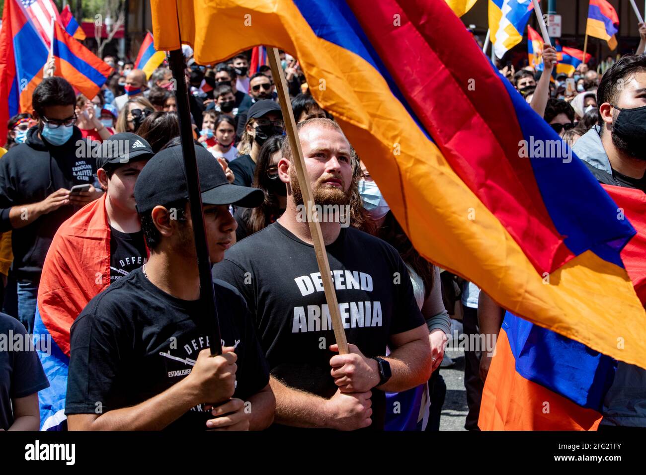 Beverly Hills, California, USA. 24th Apr, 2021. (L to R) Hakop Altunyan ...