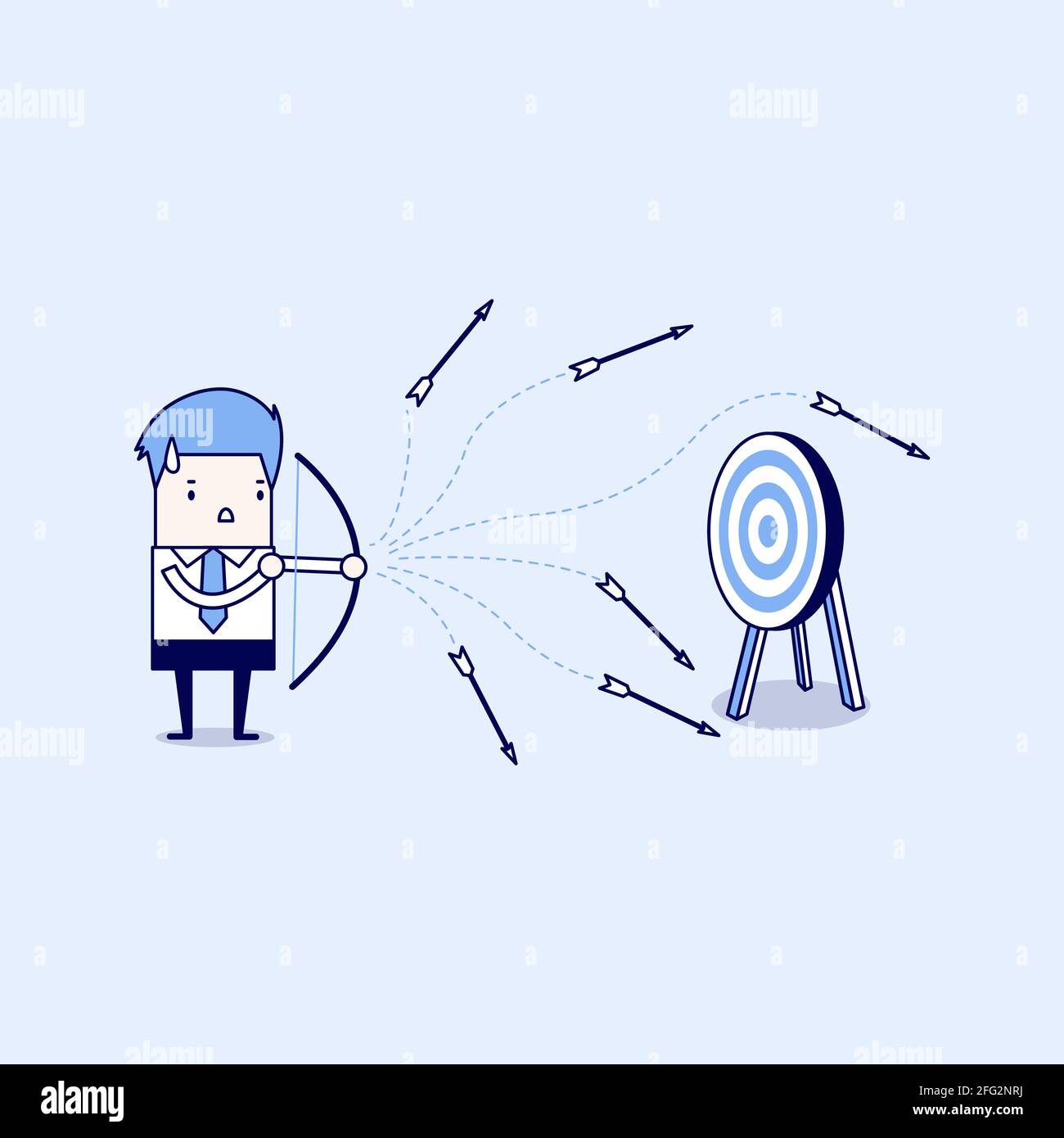 Miss a target Stock Vector Images - Alamy