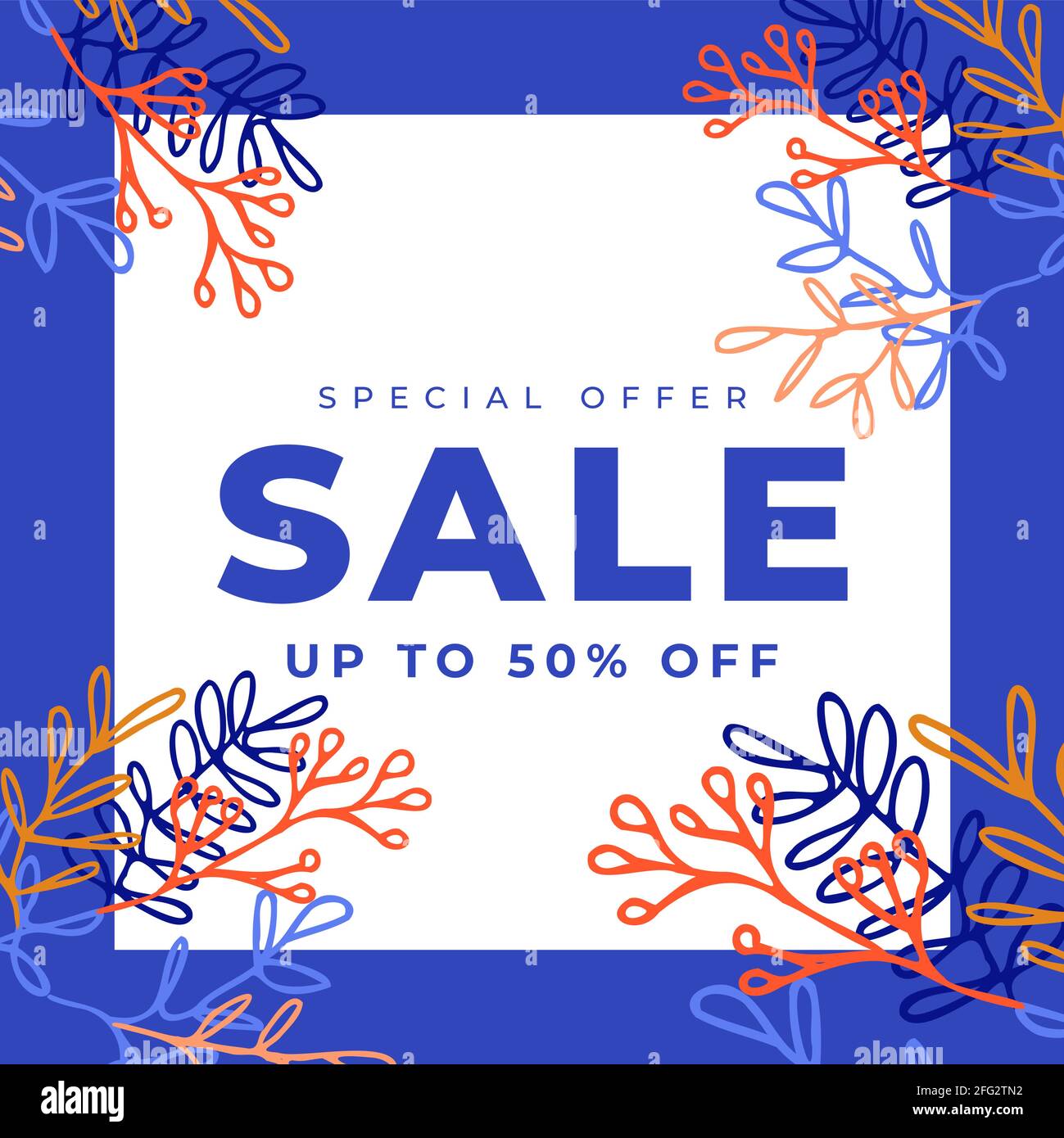 Promotion banner template hi-res stock photography and images - Alamy