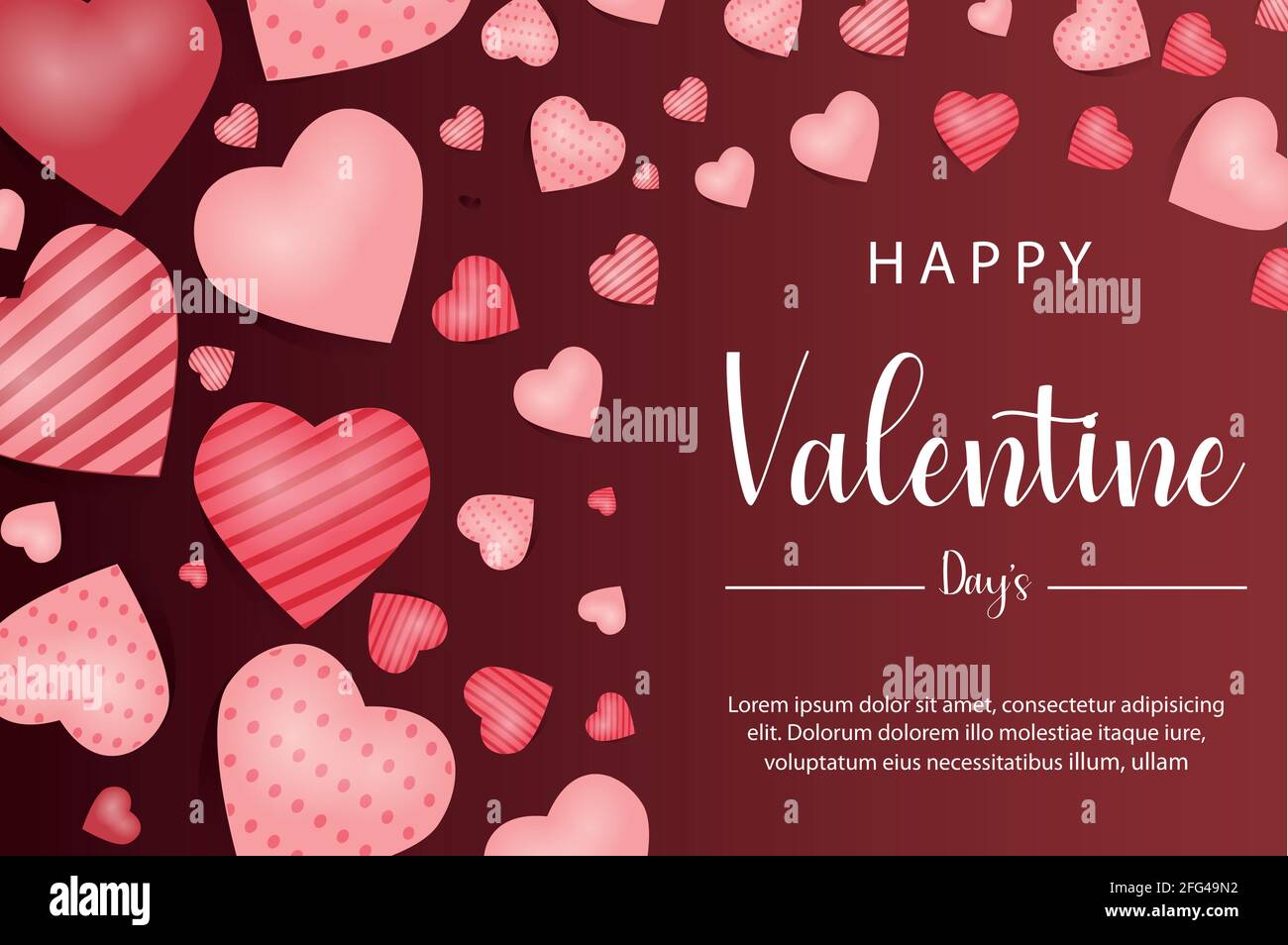 Saint valentin vector vectors Stock Vector Images - Alamy