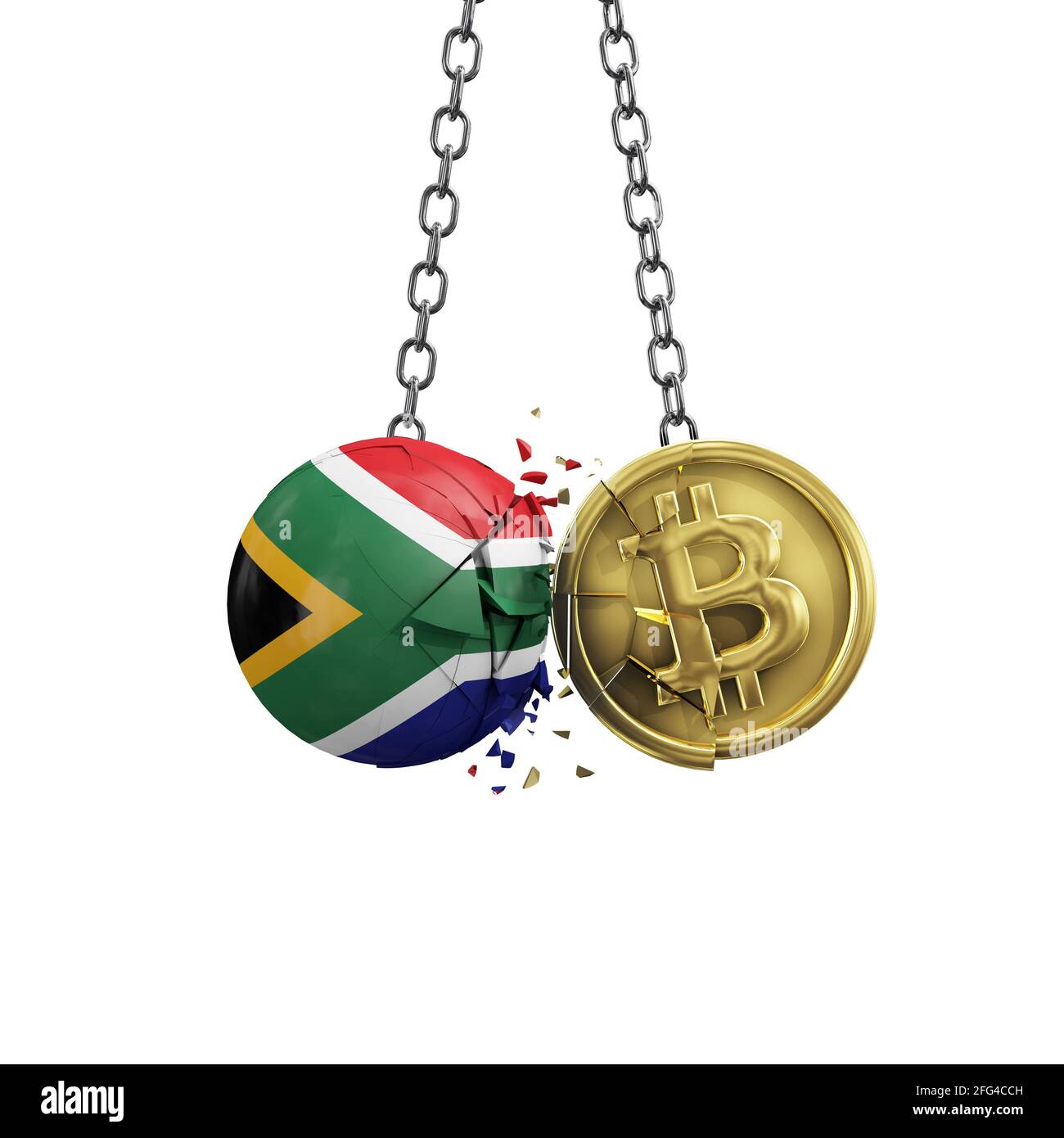 South african coin currency hi-res stock photography and images - Alamy