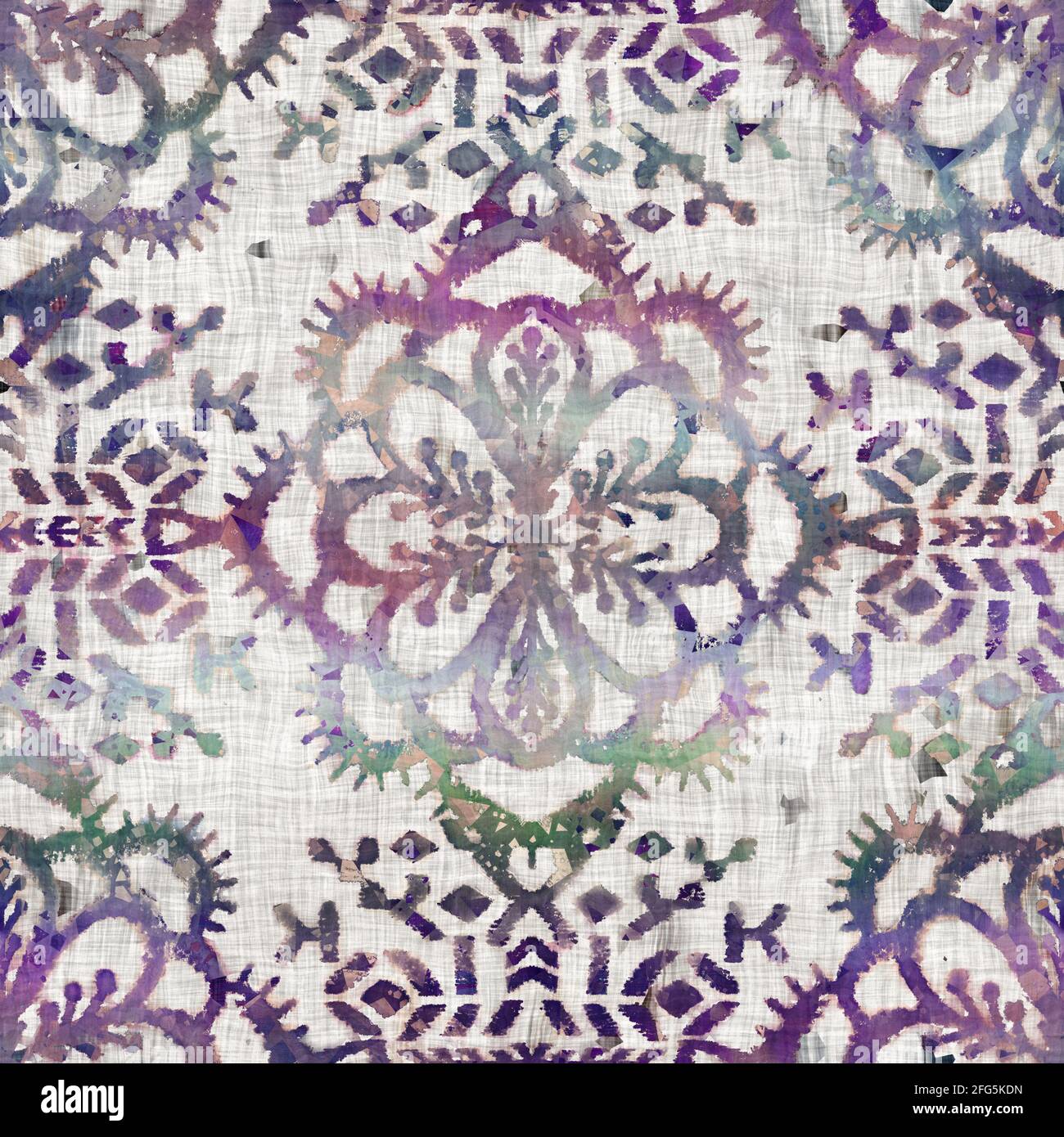 Seamless purple and cream textured pattern print Stock Photo - Alamy