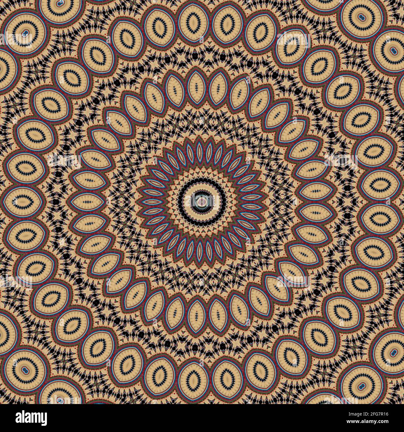 The contemporary Turkish pattern design. Abstract design for calendar ...