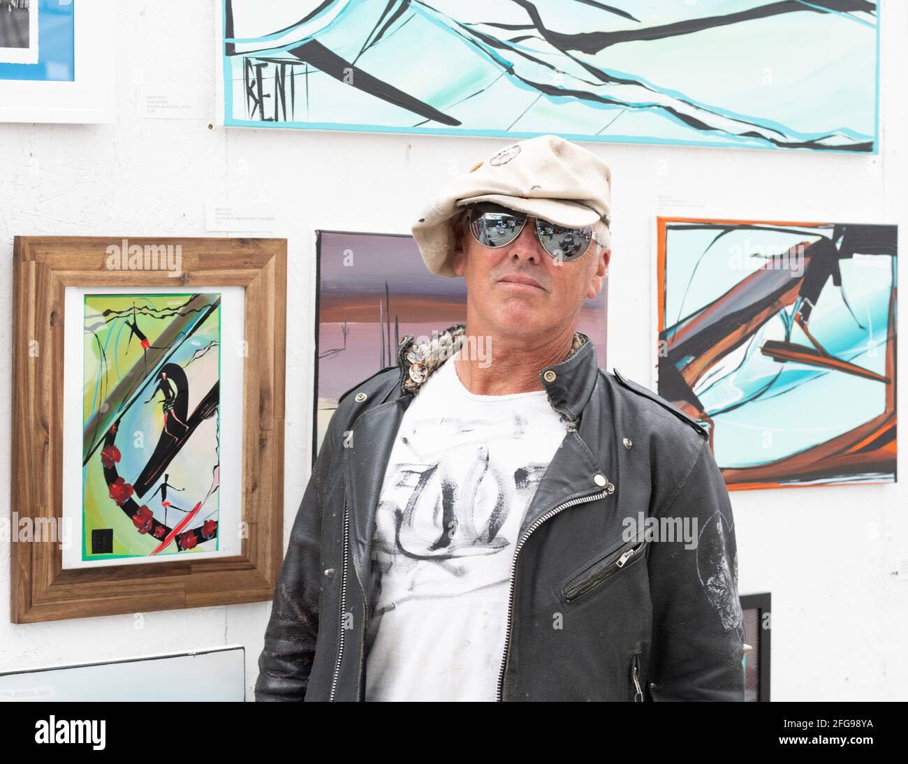 April 24, 2021, Long Beach, California, USA: BRIAN BENT at the 'Punk ...