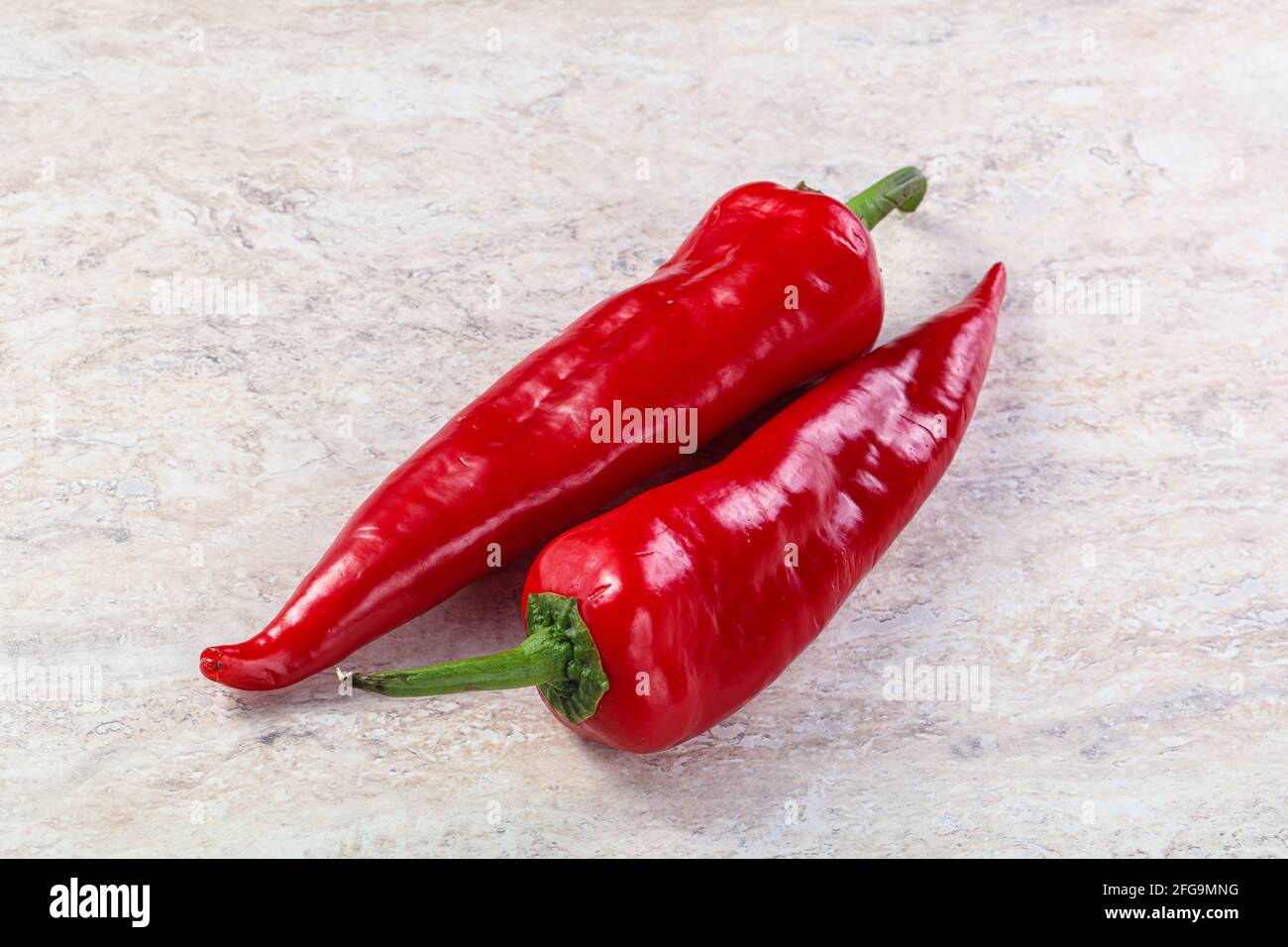 Organic Ramiro red pepper - healthy food Stock Photo - Alamy