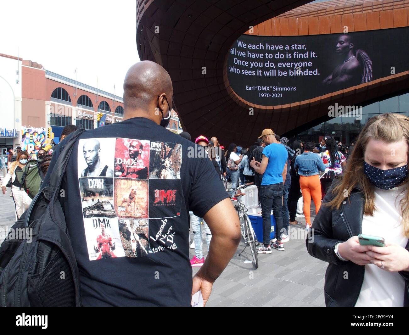 New York, New York, USA. 24th Apr, 2021. NEW YORK - Memorial held for ...