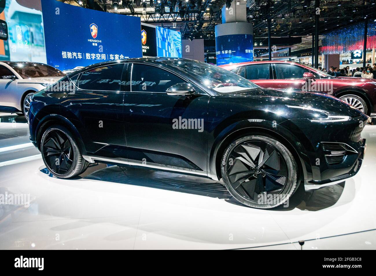 Hengchi 6 on display at the 2021 Shanghai Auto Show, China Stock Photo ...