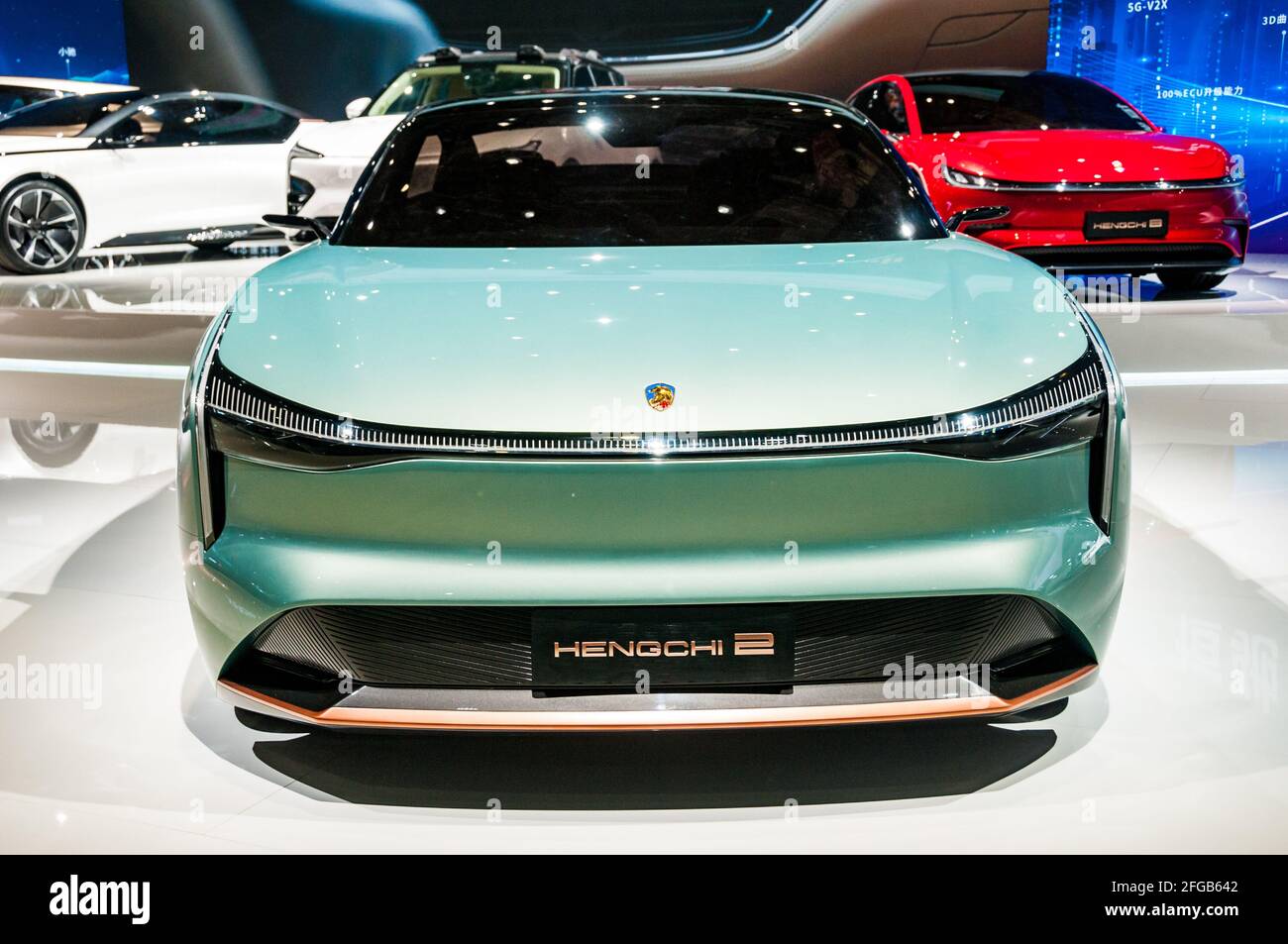 Hengchi 2 on display at the 2021 Shanghai Auto Show, China Stock Photo ...