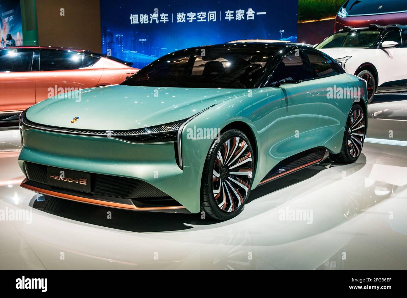 Hengchi 2 on display at the 2021 Shanghai Auto Show, China Stock Photo ...